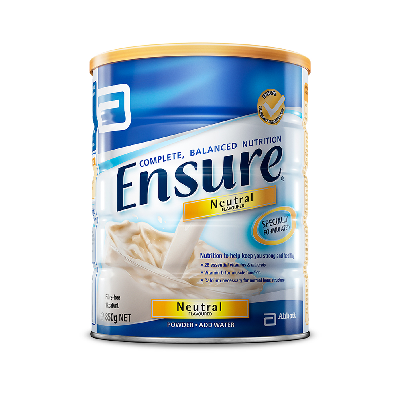 Ensure Powder Neutral 6 x 850gr Can – Incare Supports