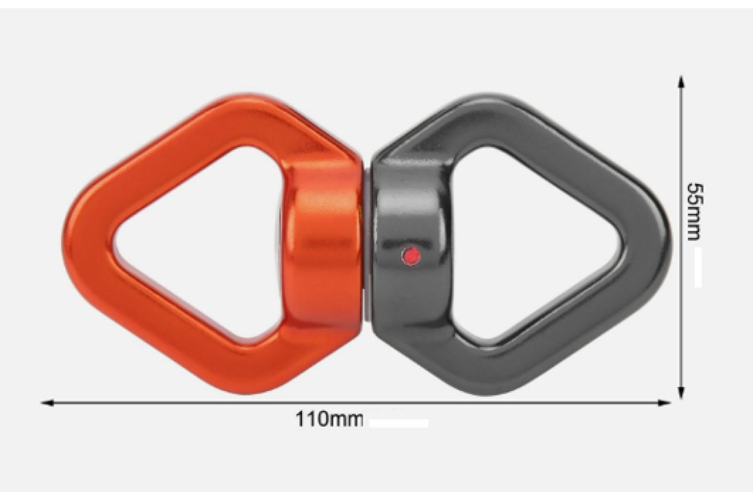 Safety Rotational Swing Hook Red/Black – Incare Supports